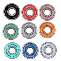 China Custom Packed Skateboard Bearings 608ZZ 608 RS 2RS Skateboard Deep Groove Ball Bearings for sale