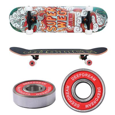 China High Quality Abec 9 Skateboard Bearings 608 RS 608zz 608 2RS Logo Customized for sale