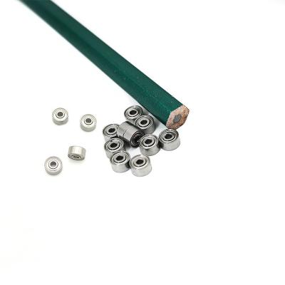 China Fingerboard Wheel Bearing 1x4x1.6mm 691 Type Open Sealed Miniature Deep Groove Ball Bearing for sale