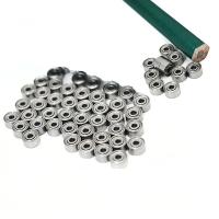 China Fingerboard Wheel Bearing 1x4x1.6mm 691 Type Open Sealed Miniature Deep Groove Ball Bearing for sale