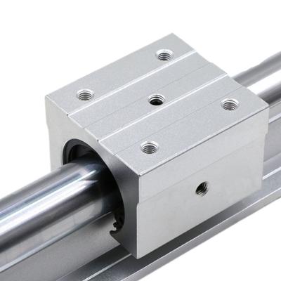 China Chrome SBR16LUU 16mm Linear Bearing Block , Aluminum Sbr16uu Bearing Blocks for sale