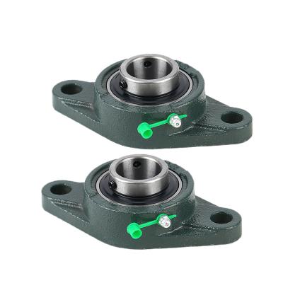China Agricultural UCFL210 Cast Iron Pillow Block Bearing , Outer Spherical Bearing For Construction for sale
