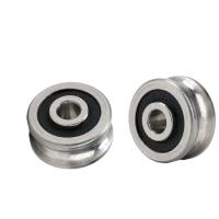 China SG25 Track Roller Bearing 8x30x14mm U Groove Wheels And Rollers High Quality SG Seires for sale