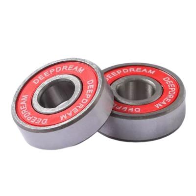 China High Speed Roller Skate Bearings 608 2RS Red Red 8x22x7mm Custom For Skateboard for sale
