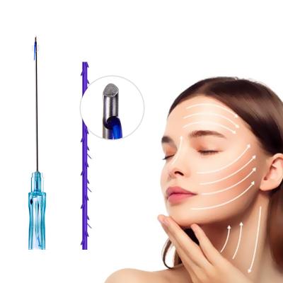 China high quality magic tightening lift suture material properties lifting threads pdo barbed 4d cog W 21g 90mm for sale