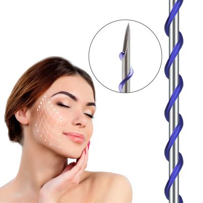 China factory provide stimulate collagen regeneration mono screw pdo thread 29G 50mm for reduce facial wrinkles for sale