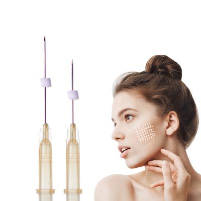 China high quality  korea material tightening pdo thread lifting mono screw medical suture twin needle for sale