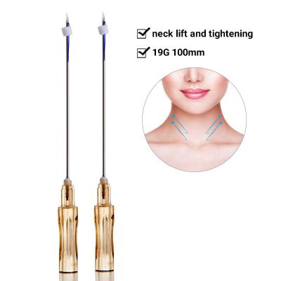 China hot sell ce face tightening absorbable medical fio lifting pdo thread lift face  v line silhouette soft barbed 4d cog thread for sale
