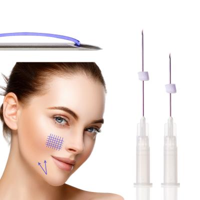 China high quality winkle removal korea facelifting suture needle absorbable neck thread lift barbed hilos de pdo lifting thread for sale