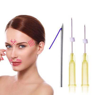 China silhouette soft hilos korea v line face lifting suture pdo faciales meso thread lift mono sharp collagen needle for sale