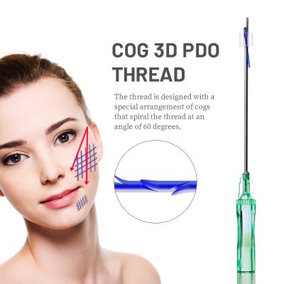 China l type hilos tensores para lifting blunt needle cannula face manufactory hilos de facial pdo cog lifting strong pdo thread for sale