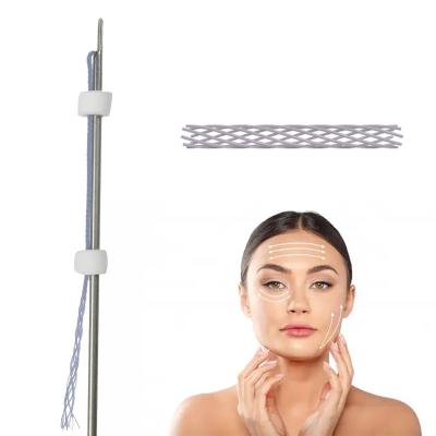 China korea best beauty medical effective consumables good price absorbable 19g 60mm face lifting mesh thread plla for sale