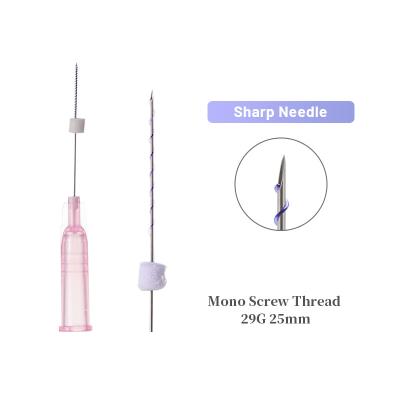 China korea personal care soft silhouette lifting suture absorbable 30g 38mm mono screw pdo thread lift for sale