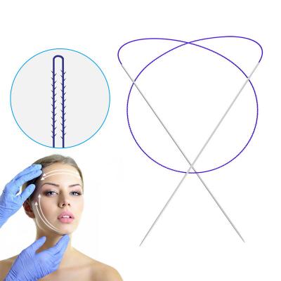 China Cog Face Lifting PDO Thread Double Needle 20gx100mm Thread Length 410mm for sale