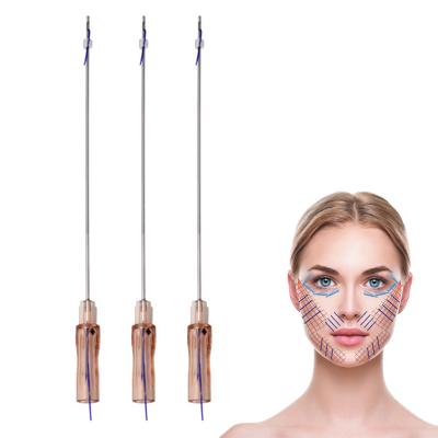 China fine effective collagen suture pdo thread lift  needles/cog 4D W needles 19g 120mm fio lifting pdo with ce certificate for sale