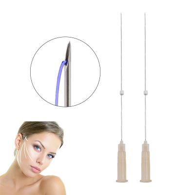 China magical korea mono pdo thread face lift /wrinkle remover facial threading pdo screw sharp needle for sale