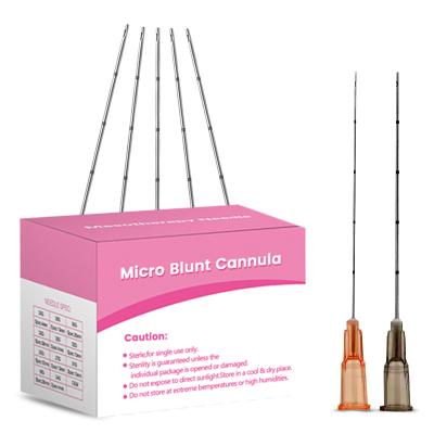 China 27g Blunt Cannula Needle Tip Medical Sterile Cannula For Acid Injection for sale