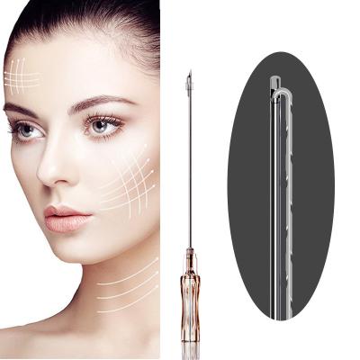 China Factory outlet beauty  korea lift face lift pcl thread  molding 19g 100mm sharp W blunt needle cannula for skin for sale