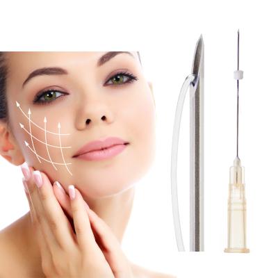 China best selling anti-aging single surgical suture wrinkle remover facial threading pcl mono 29g 38mm mon lifting for sale