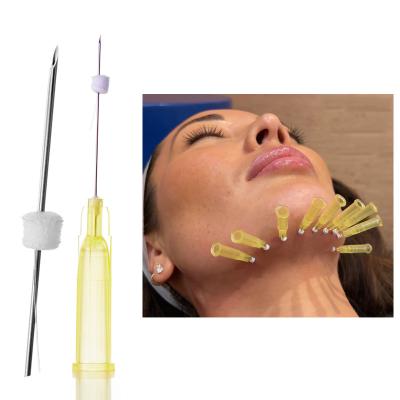China high quality korean lifting syringe cosmetic collagen mono pcl thread absorbable barbed with needle suture for sale