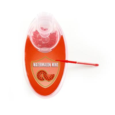 China Strawberry flavored smoke flavor beads hubbly bubbly hookah click balls capsules applicator cigarette balls for sale