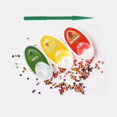 China Food grade flavored pop capsules balls menth power bille cigarettes capsula de mentol para cigarrillo for sale