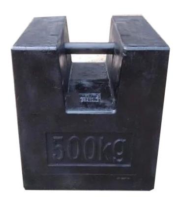 China Standard M1 500kg Iron Cast Scale Testing Calibration Weights Mass for sale