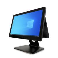 China All In One POS Machine System Intelligent Dual Screen POS System Black / White for sale