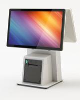 China 15.6-inch dual screen scanning code ordering POS machine system intelligent ordering unmanned scanning code ordering capacitor touch restaurant supermarket for sale