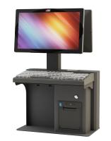 China 14 Inch POS Machine System Capacitive Touch Screen POS System 12V 5A for sale