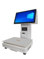 China Integrated POS System Scale All In One POS Scale Machine For Fruit Fresh Food Supermarkets for sale