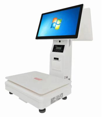 China Dual Screen POS Weighing Scale Customized POS With Scale Integration for sale