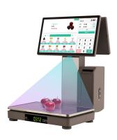 China Smart POS Integrated Weighing Scale Auto PC Scales Customized For Fruit Fresh Produce Supermarkets for sale