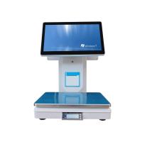 China Automatic Self Service Scale 15.6 Inch Point Of Sale Scales 4GB RAM For Fruit Fresh Supermarket for sale
