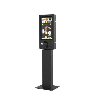 China Integrated Self Service Food Ordering System 1920*1080 32 Inch Kiosk Ultra Clear for sale