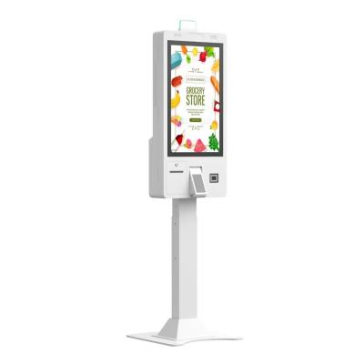 China 1920*1080 Self Service Ordering Kiosk All In One Self Payment Machine Black / White for sale