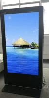 China Android 11 Interactive Advertising Displays High Brightness LCD Screen Digital Signage Transparent for sale