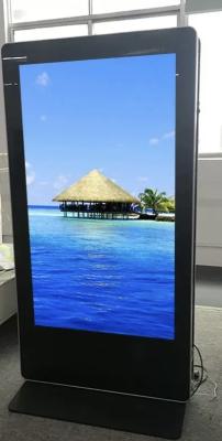China Android 11 Interactive Advertising Displays High Brightness LCD Screen Digital Signage Transparent for sale