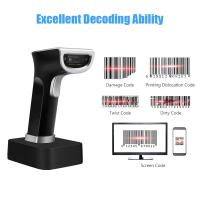 China 2.4G Handheld Barcode Scanner Accurate 1D And 2D Barcode Scanners 4mil for sale