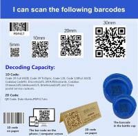 China High Precision Handheld Barcode Scanner 5V Automatic QR Code Reader For Restaurants for sale
