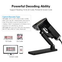 China 3.3mil Handheld Barcode Scanner 1D 2D Bi Directional Barcode Scanner For Supermarkets for sale
