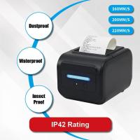China 80MM Thermal Bluetooth Printer 24V Bluetooth Receipt Printer IP42 For Kitchen Front Desk Supermarket for sale