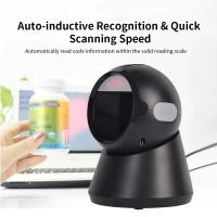 China 640*480 Hands Free Barcode Scanner High Speed USB Barcode Scanner For Supermarket Mall for sale