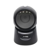 China High Efficiency Hands Free Barcode Scanner Bluetooth Code Desktop Reader For Restaurant Catering Shop for sale