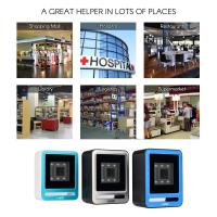 China Wireless Charging Hands Free Barcode Scanner CMOS Box Barcode Scanner For Retail Mall Restaurant for sale