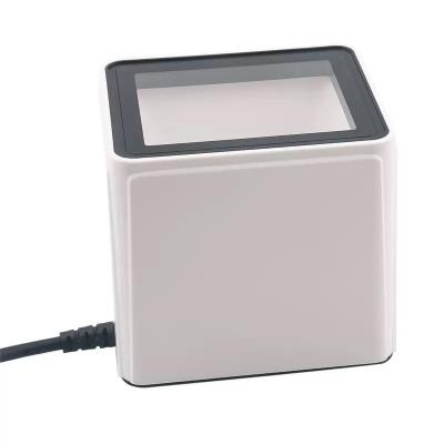 China CMOS Hands Free Barcode Scanner Auto Induction Wireless Bluetooth Scanner For Supermarket Hospital for sale