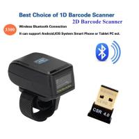 China Auto Bluetooth Ring Scanner Universal Ring Barcode Scanner For Mall Retail Hospital Scenic Spot for sale