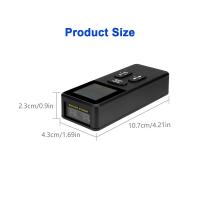 China Auto Induction Mini Bluetooth Barcode Scanner Wireless Portable Bluetooth Barcode Scanner for sale