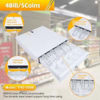 China Heavy Duty POS Cash Drawer White Supermarket Cash Drawer Fireproof With Secure Lock for sale