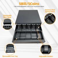 China Anti Theft Large Capacity Cash Drawer 12V Multi Layer Cash Drawers For POS for sale